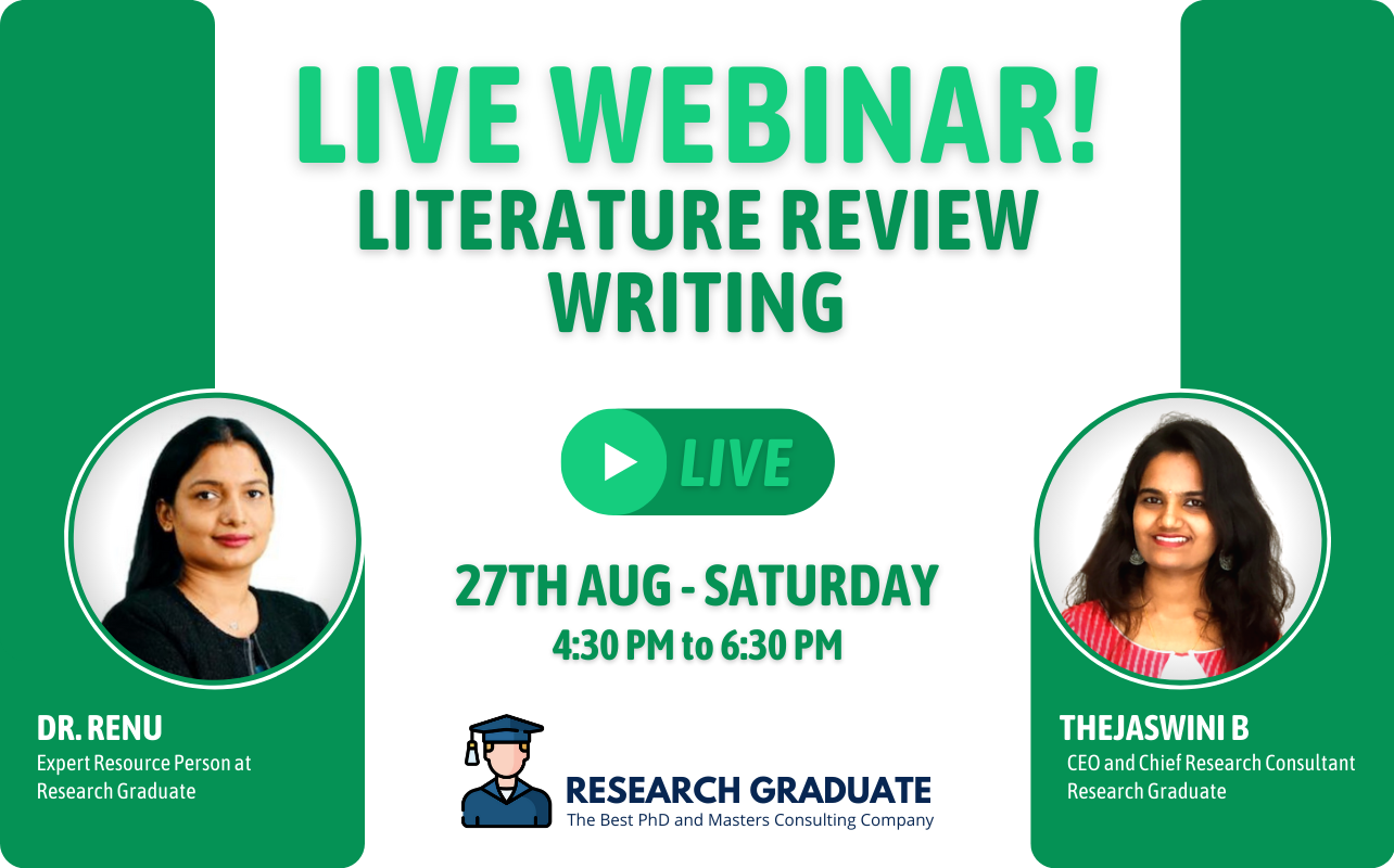 Webinar on Basic to Advanced Guide on Literature Review Writing ...