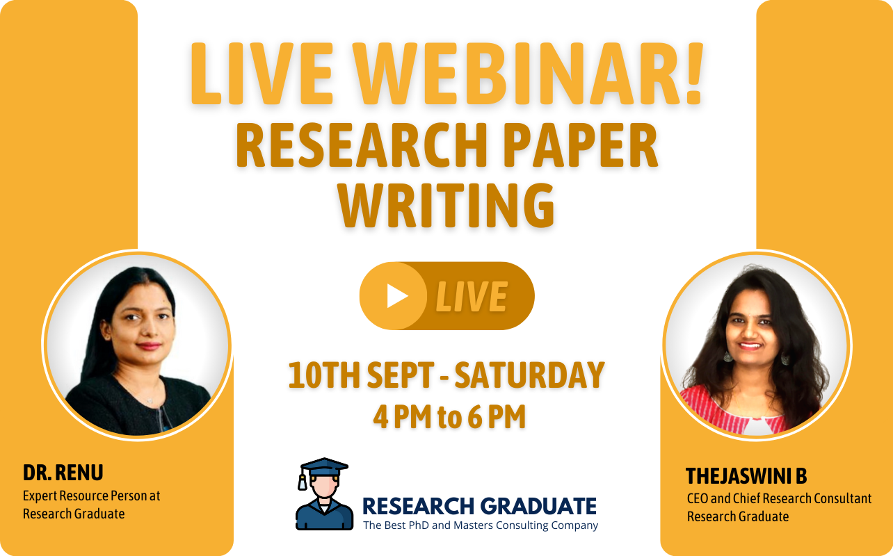 Webinar on Basic to Advanced Guide on Research Paper Writing - Research ...