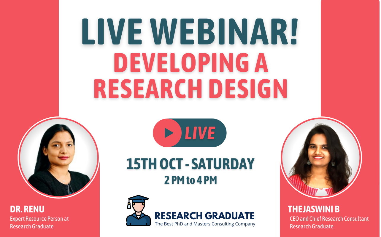 Webinar on Research Design - Research Graduate