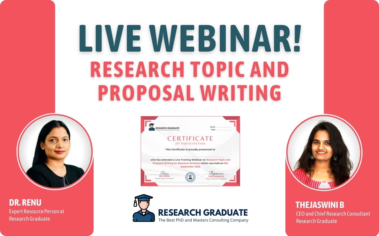 Live Webinar on Research Topic and Proposal Writing for Research ...